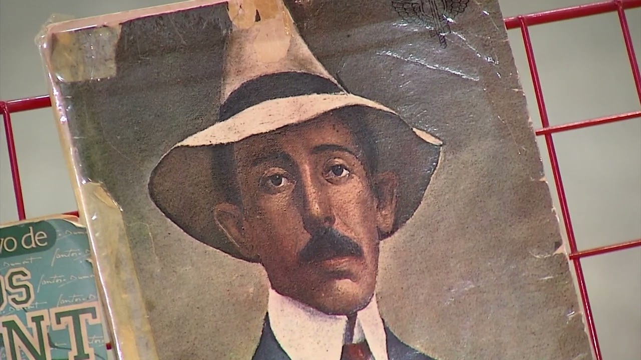 Biblioteca Isaias Paim realiza exposição em homenagem a Santos Dumont ... Biblioteca Isaias Paim realiza exposição em homenagem a Santos Dumont ...